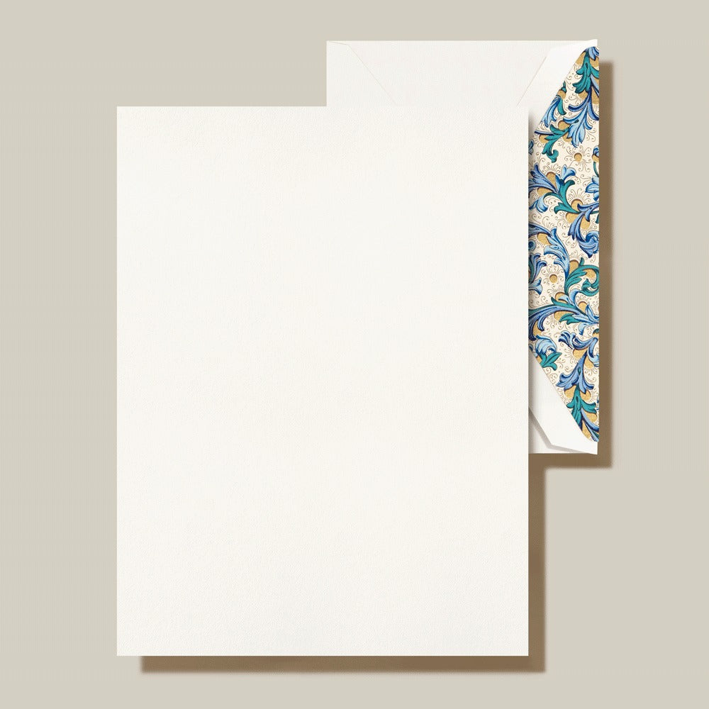 Blue Florentine Half Sheet Set – Details Lancaster