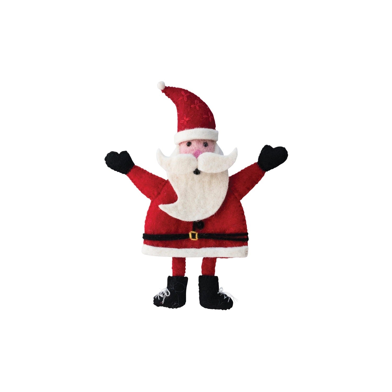 Wool Felt Santa Bottle Topper – Details Lancaster