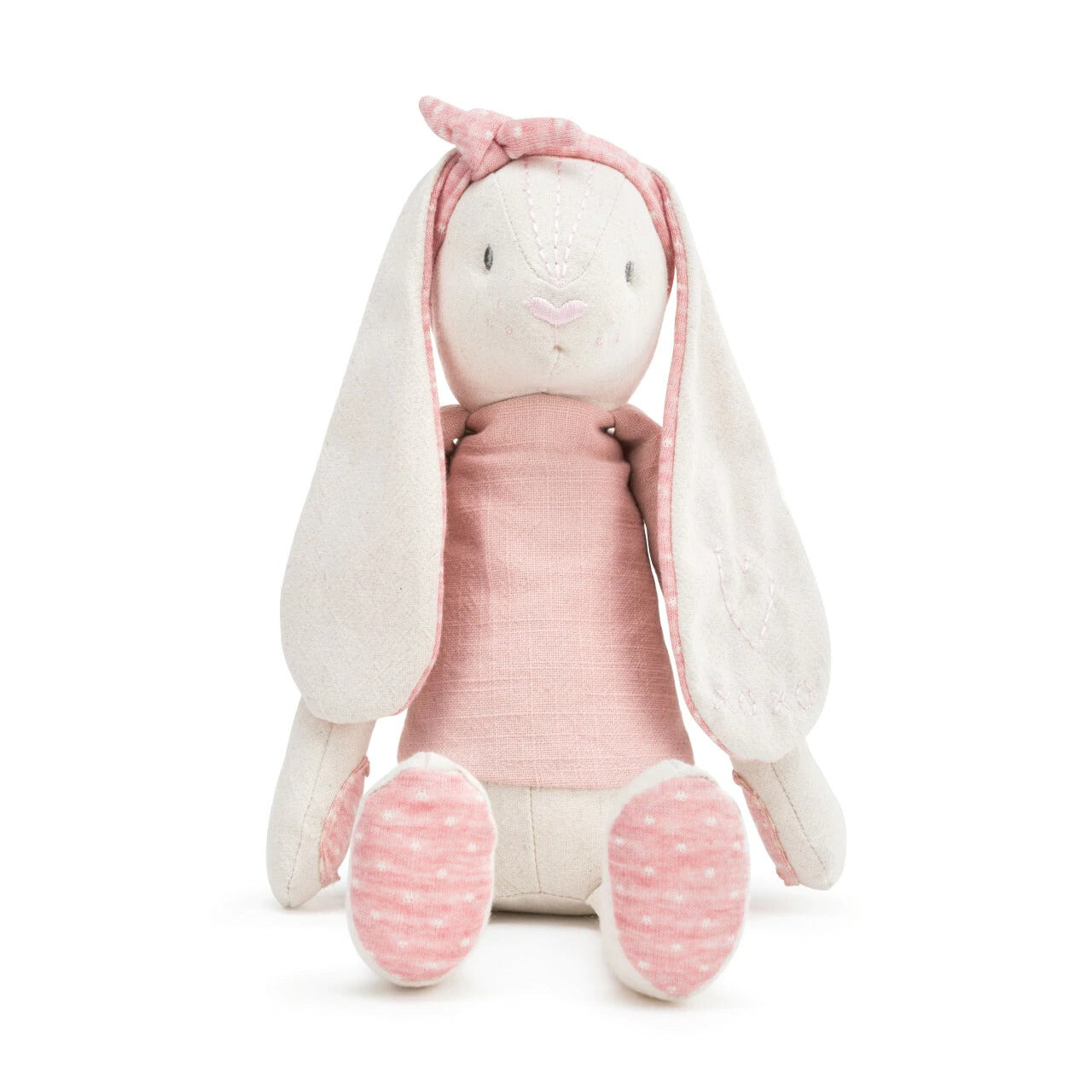 Pink Bunny Linen Plush – Details Lancaster
